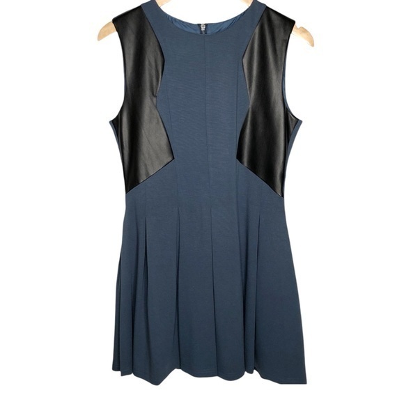 Tamar | Dresses | Tamar Dress Or Tunic Black With Vegan Leather Detail ...